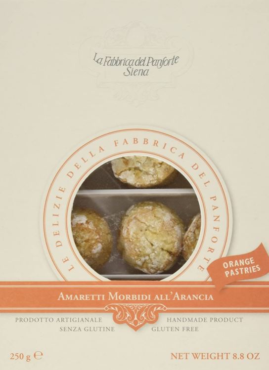 Amaretti Morbidi all'Arancia, La Fabbrica del Panforte Siena, 250g ...